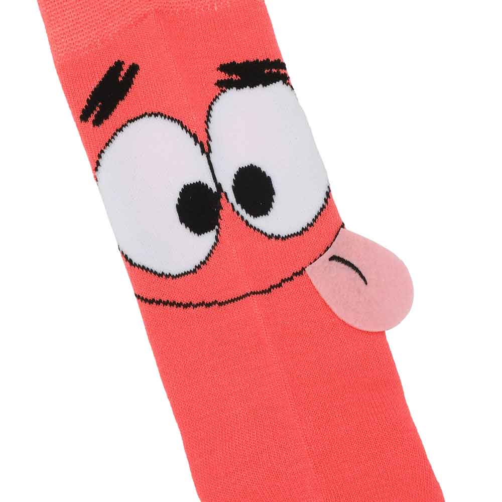 SpongeBob SquarePants & Patrick Silly Face 3D Crew Socks – Pink House ...