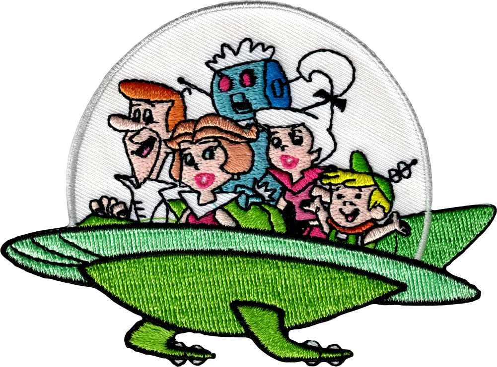 The Jetsons Space Ship Patch – Pink House Boutique