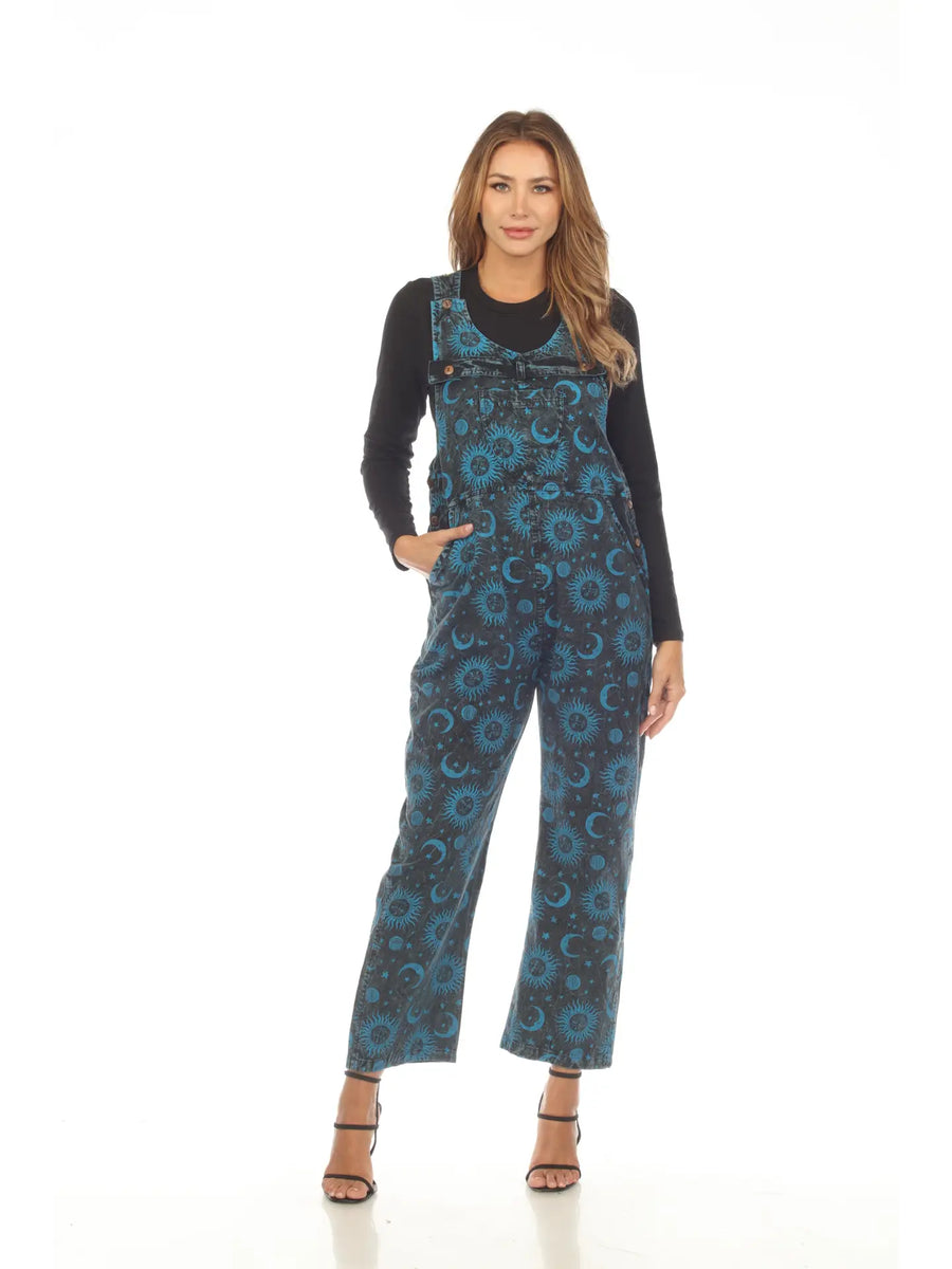 Denim Blue Celestial Jumpsuit – Pink House Boutique
