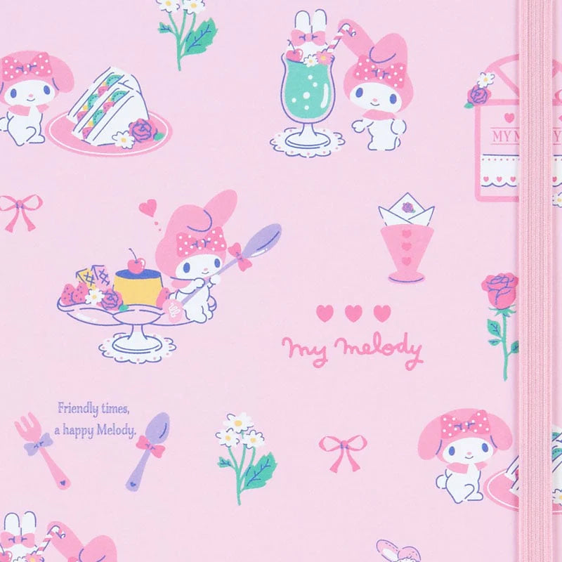 My Melody Desserts Elastic Bound Lined Notebook – Pink House Boutique