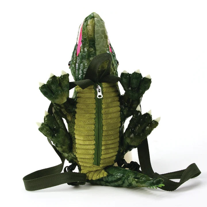 Alligator Fuzzy Friend Mini Backpack – Pink House Boutique