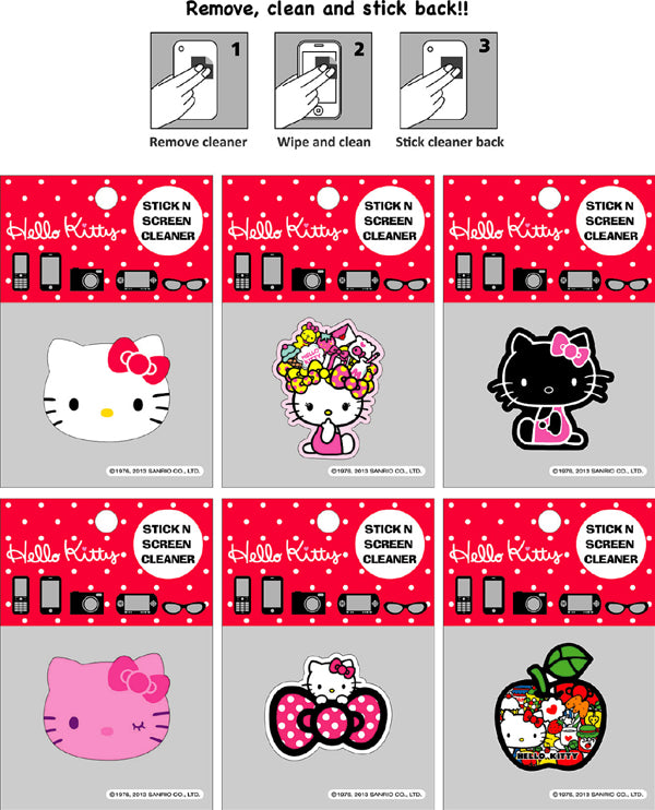 Hello Kitty Stick On Screen Cleaner – Pink House Boutique