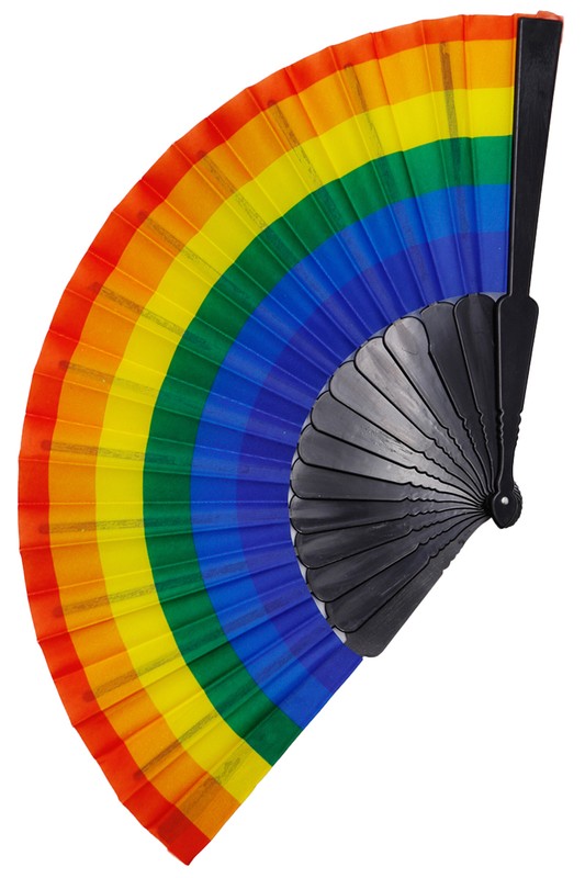 Pride Stripe Hand Fan- More Styles Available! – Pink House Boutique